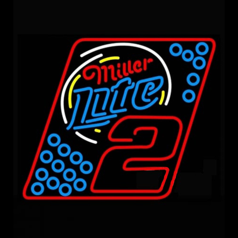 Miller Lite Rusty Wallace Neon Sign ️ NeonSignsUS.com®